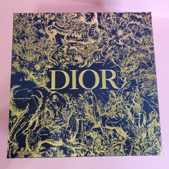 Dior | Other | Dior Limited Edition Navy Gold Gift Box | Poshmark